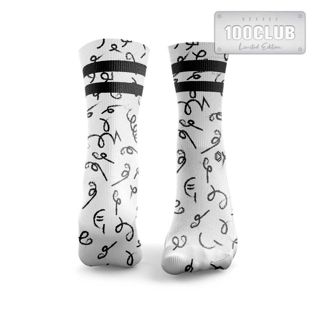 100 Club - Limited Edition - Gymnastics - Socks - Womens: 4-7 UK ...