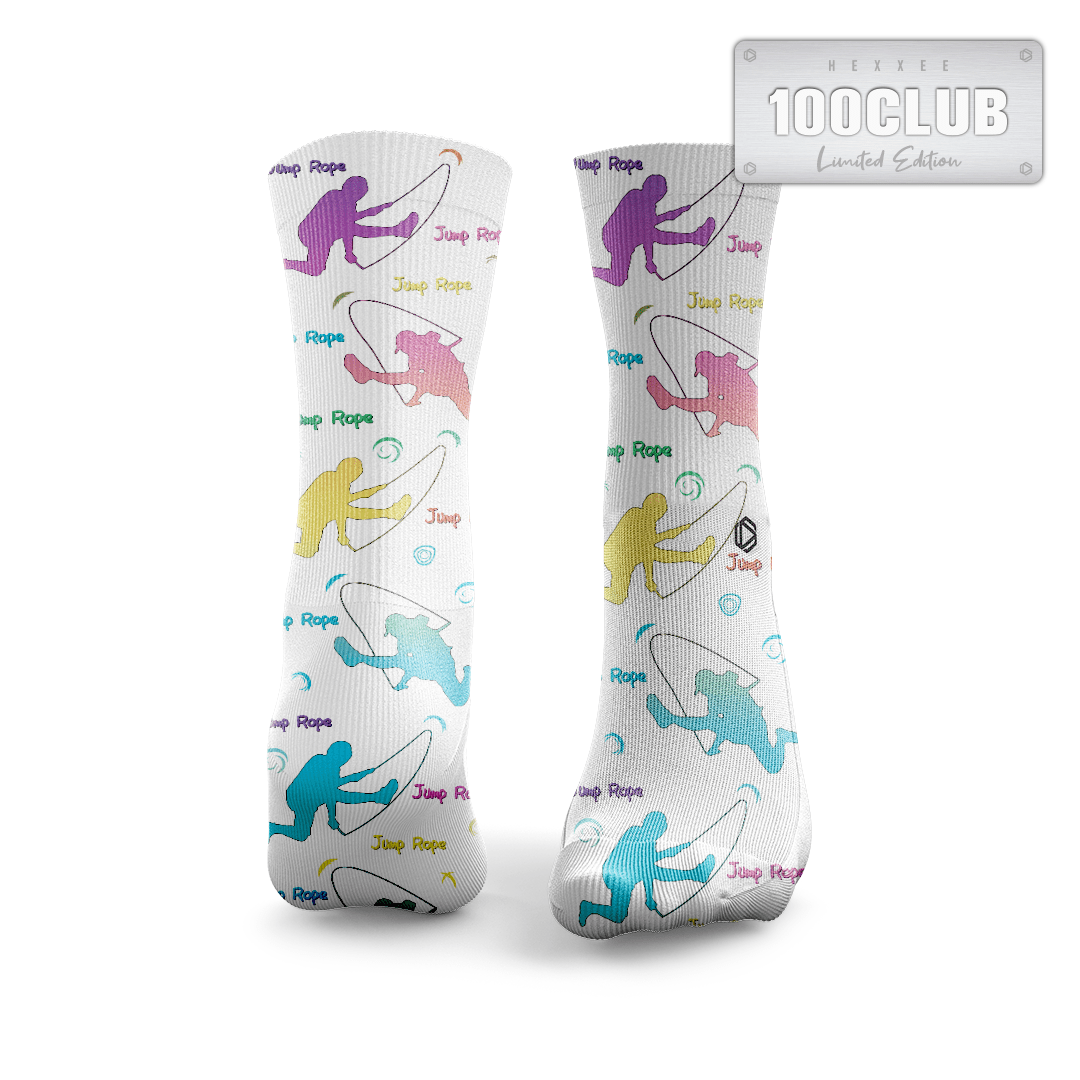 100 Club - Limited Edition - Jumpropes - Socks - Womens: 4-7 UK / 6 ...