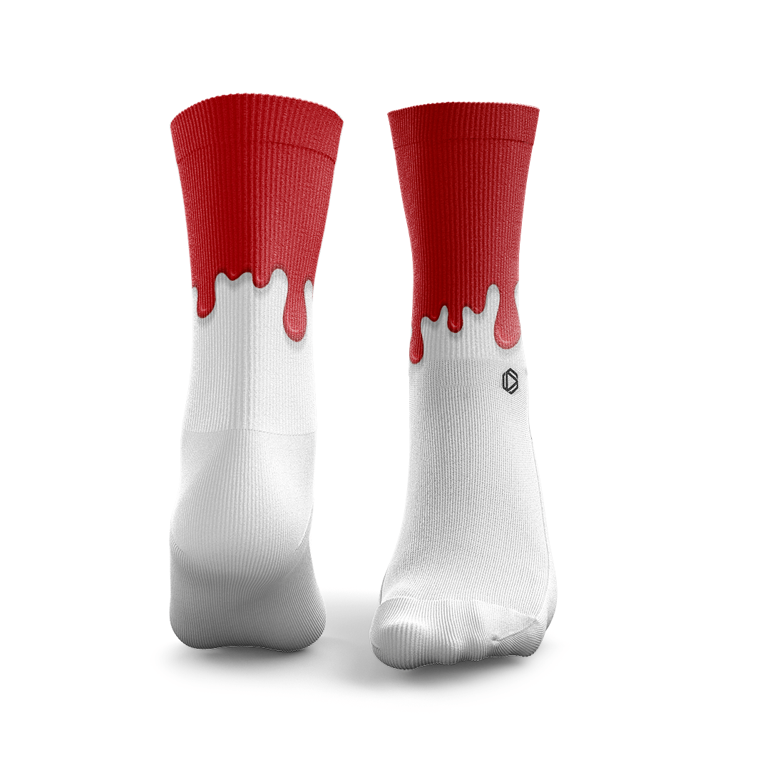 Crew - Blood - Socks - Womens: 4-7 UK / 6-9 US – HEXXEE