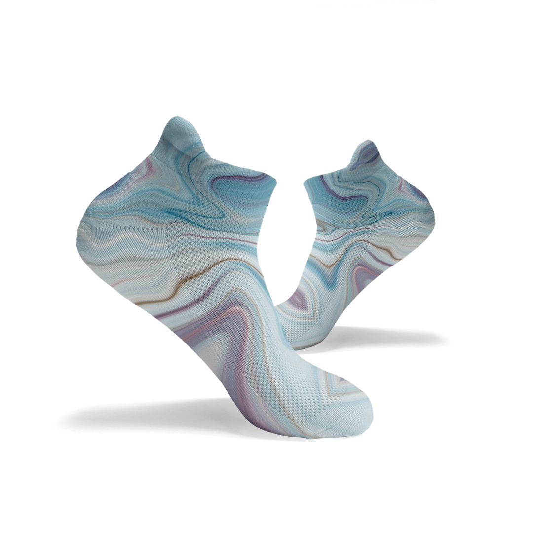 Marble Ankle Socks – HEXXEE