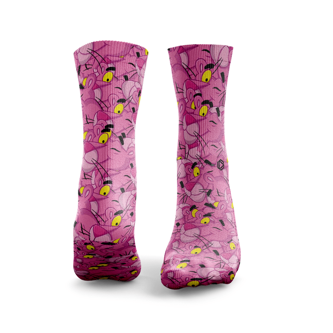 Lil Scribble X HEXXEE - Pink Winker - Socks - Womens: 4-7 UK / 6-9 US