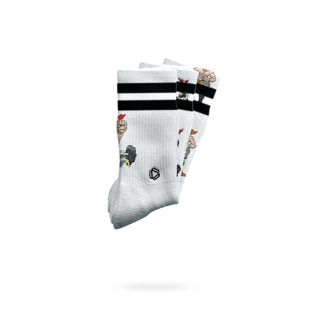 2Stripe - Pukie The Clown - Socks - Option 1 – HEXXEE