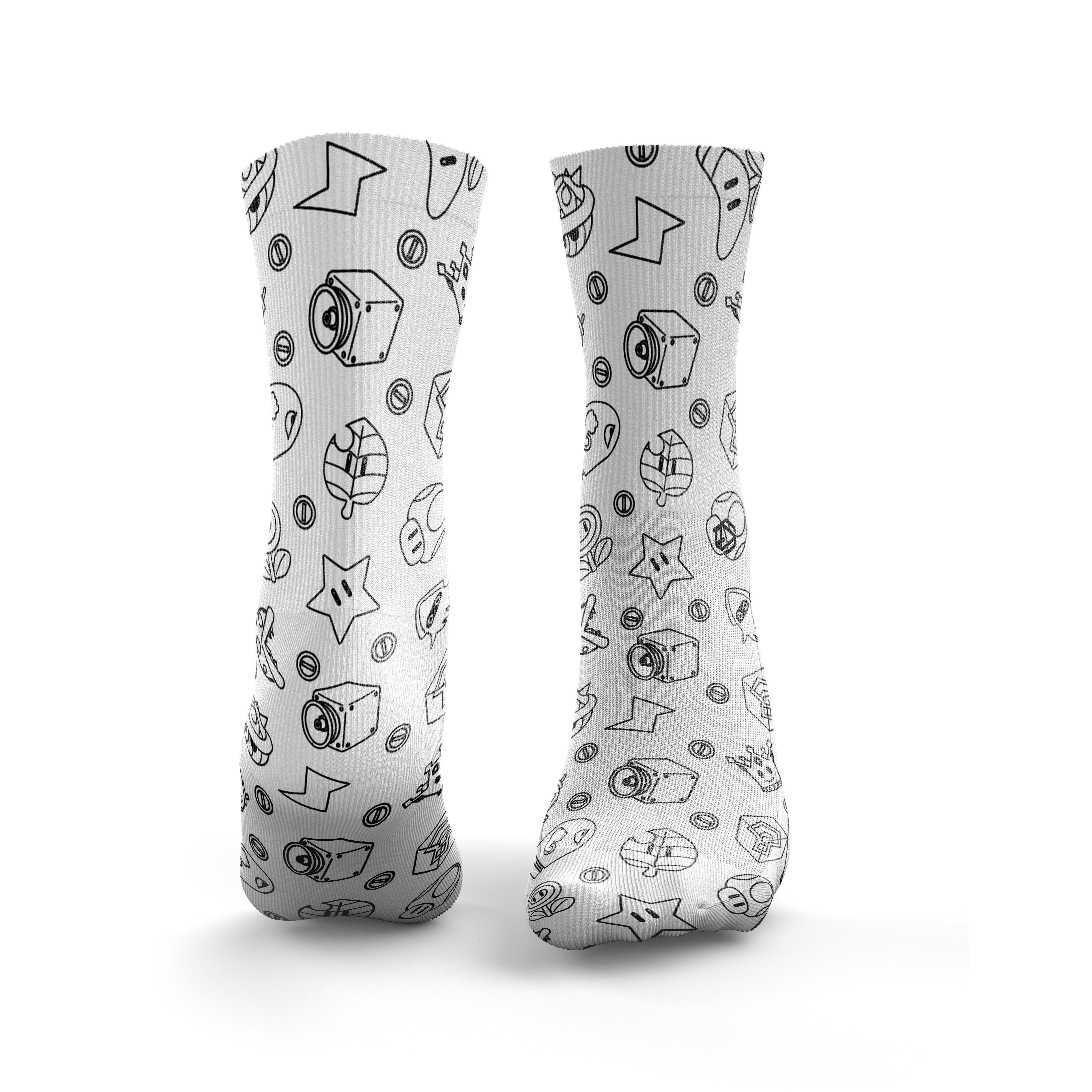 Crew - Retro Gamer Socks - Socks - Womens: 4-7 UK / 6-9 US – HEXXEE
