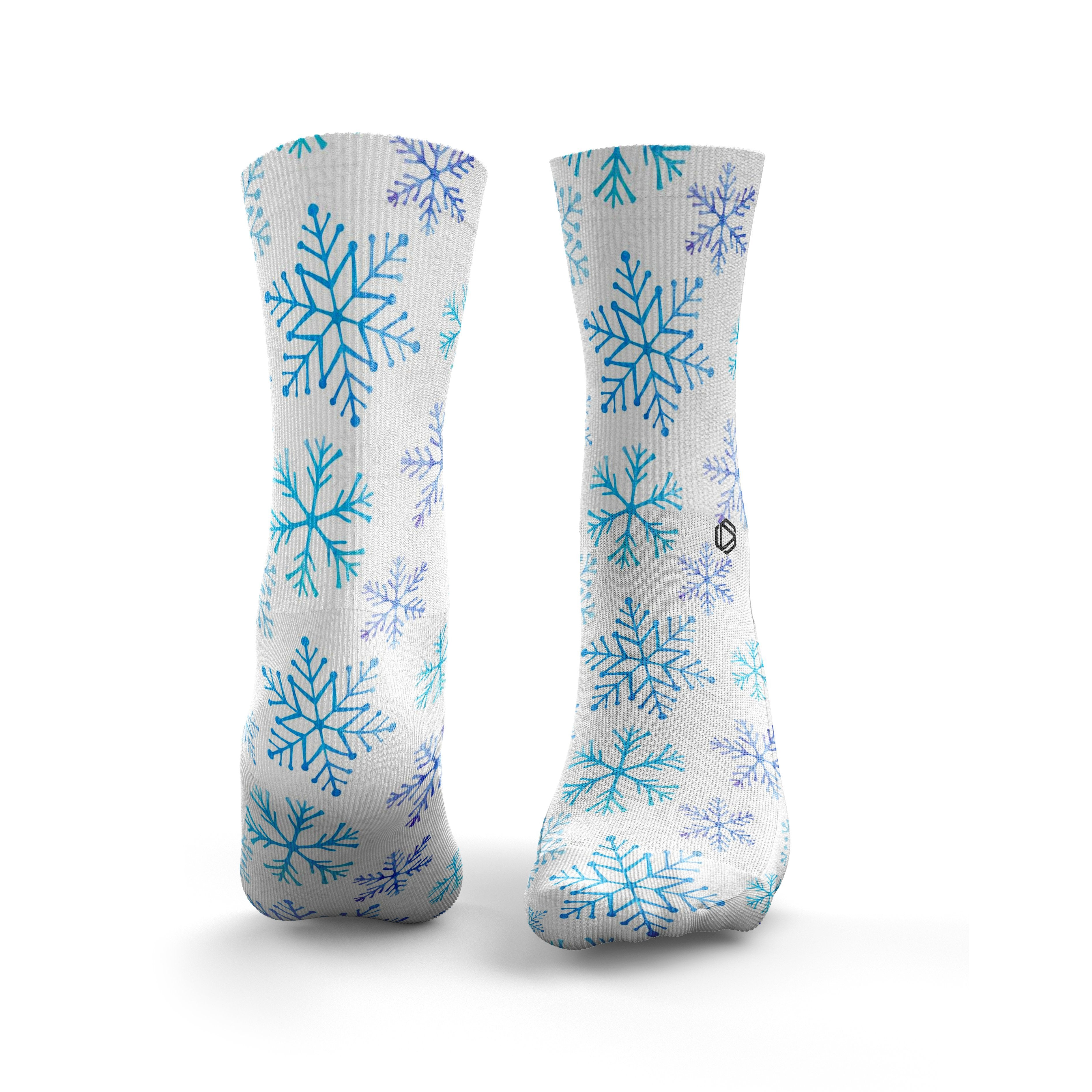 Crew - Snowflakes - Socks - Womens: 4-7 UK / 6-9 US – HEXXEE