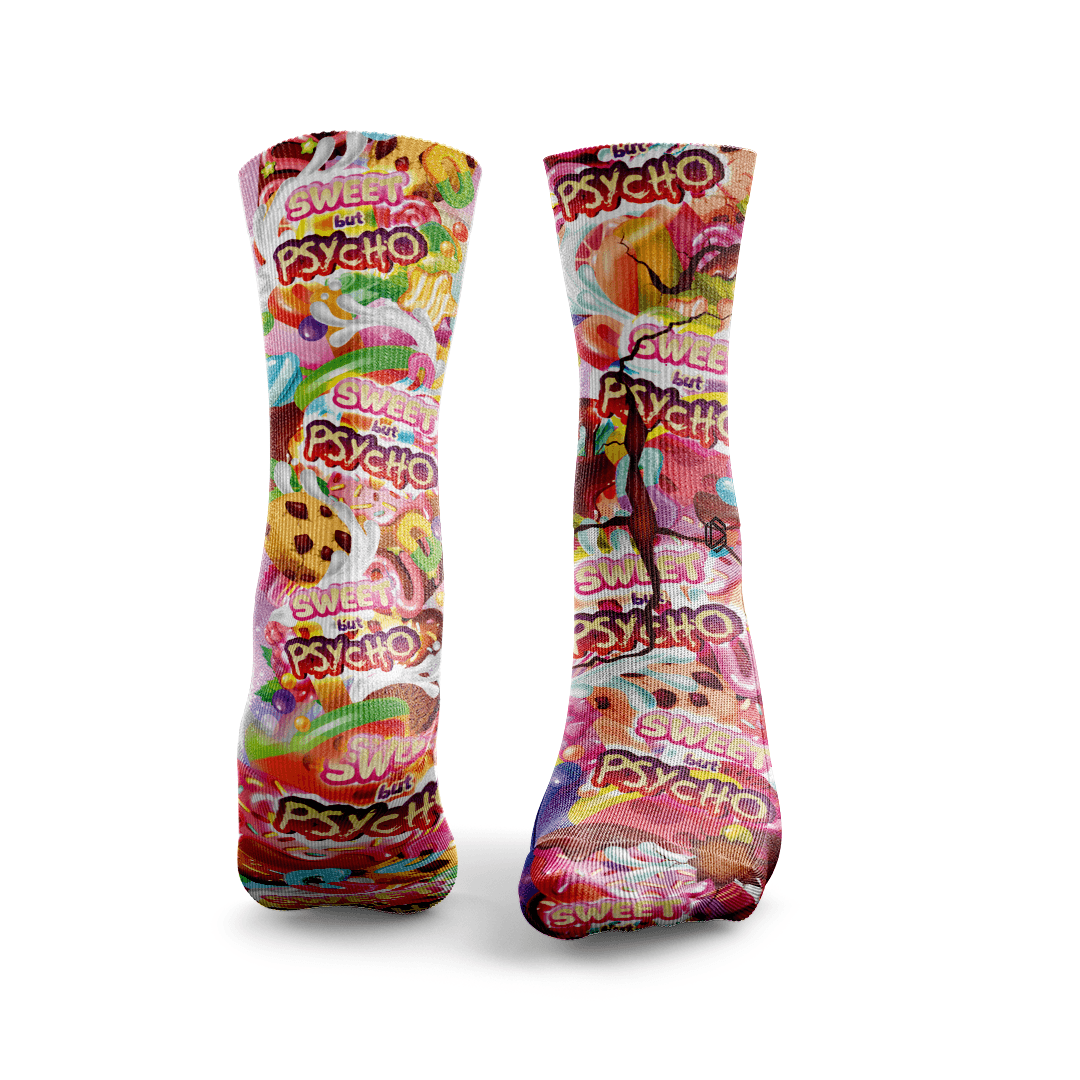 Crew - Sweet But Psycho - Socks - Womens: 4-7 UK / 6-9 US – HEXXEE