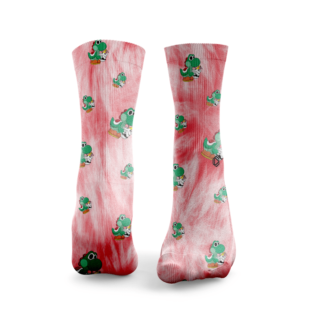 Lil Scribble X HEXXEE - Dino Bucket-head - Socks - 2Stripe